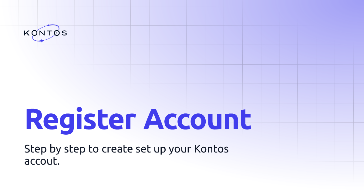 Register Account | Kontos