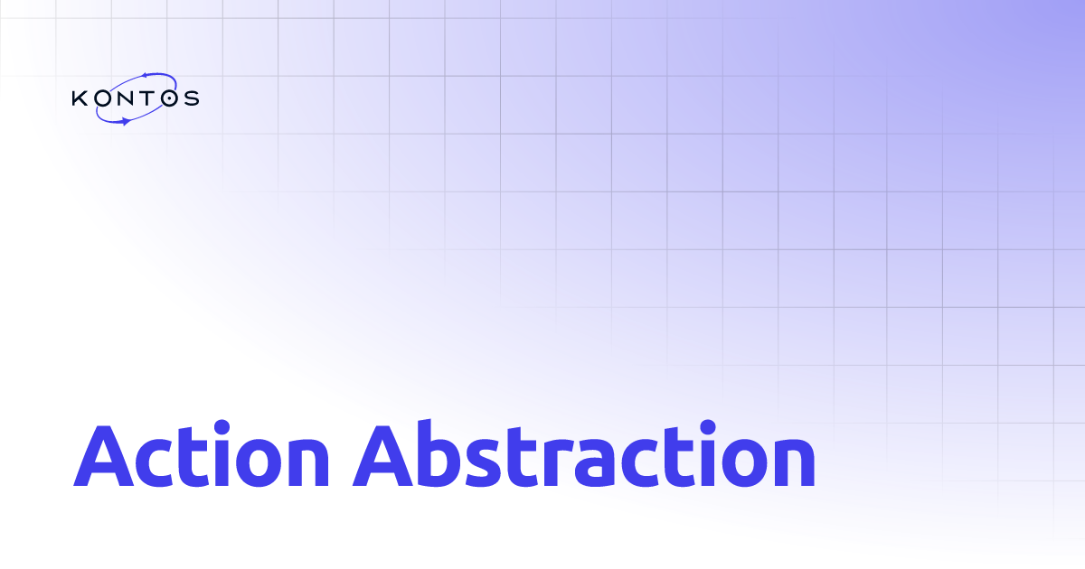 Action Abstraction | Kontos